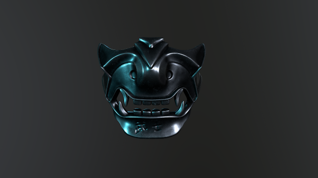 samurai mask 3D Model in Other 3DExport