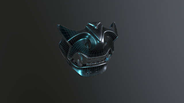 samurai mask 3D Model in Other 3DExport