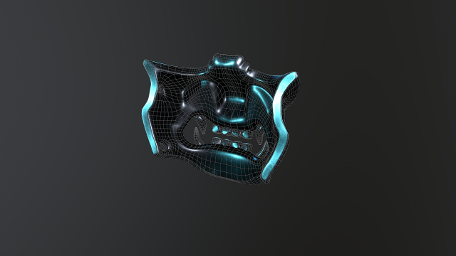 samurai mask 3D Model in Other 3DExport
