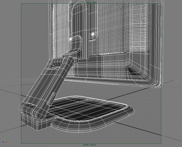hp lcd monitor 3D Model in Computer 3DExport