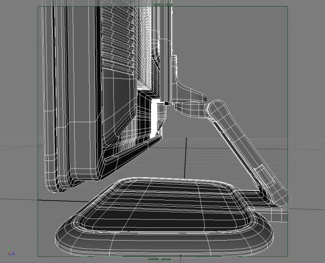 hp lcd monitor 3D Model in Computer 3DExport