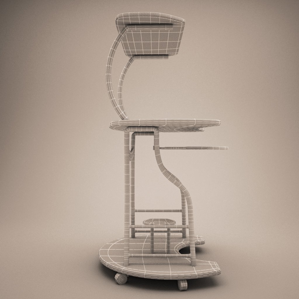 desktop computer table 3D Models in Desk 3DExport