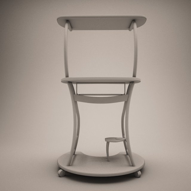 desktop computer table 3D Model in Desk 3DExport