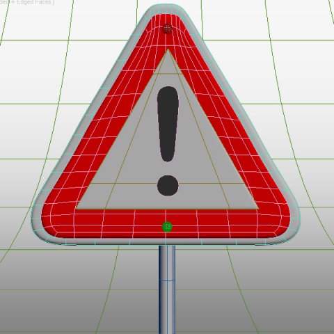 warning sign 3D Model in Miscellaneous 3DExport