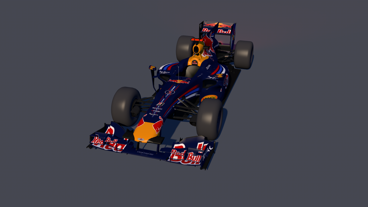 f1 redbull c4d obj lwo mtj 3D Models in Racing 3DExport