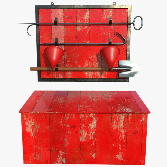 fire equipment 3D Model in Tools 3DExport