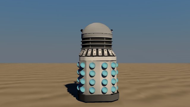 dalek 3D Model in Special Effects 3DExport