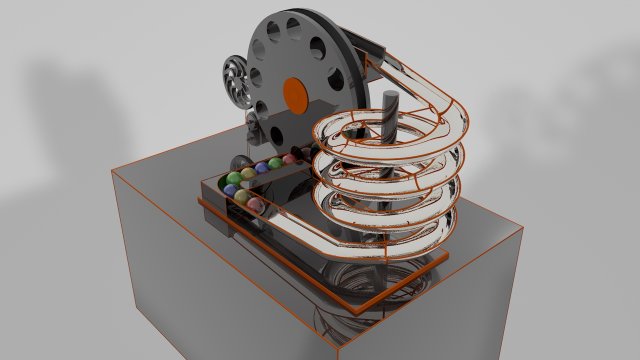 marble machine 3D Model in Other 3DExport