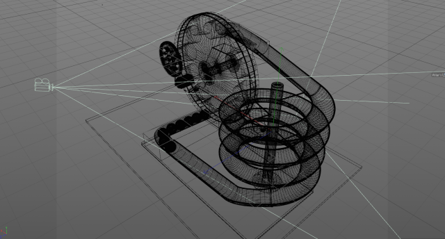 marble machine 3D Model in Other 3DExport