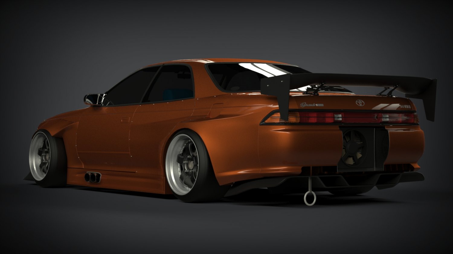Toyota Mark II JZX 90 3D Model in Sedan 3DExport