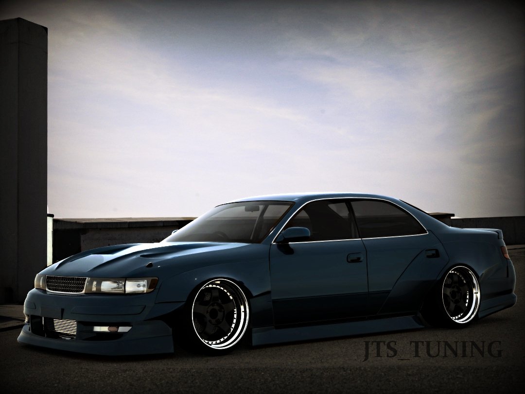Toyota CHASER JZX90 Tourerv URAS JTS TUNING 3D Model in Sedan 3DExport