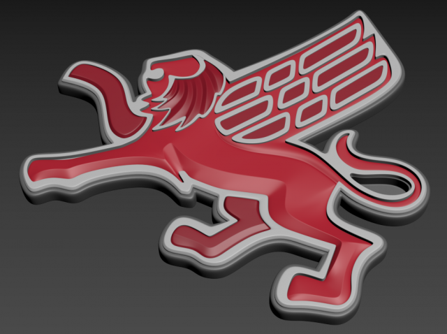 Emblem Toyota Soarer for 3D printing 3D Model in Parts of auto 3DExport