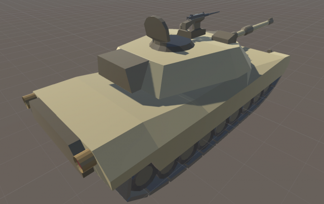 m1 abrams tank cartoon style 3D Model in Tank 3DExport