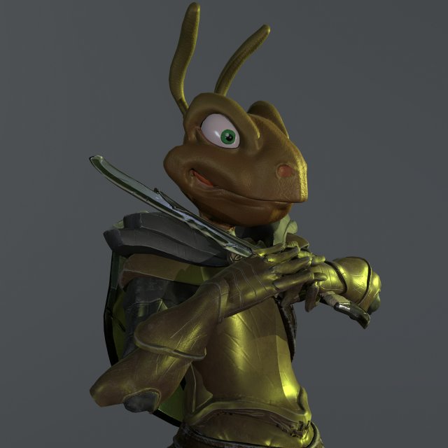 ant soldier 3D Model in Insects 3DExport