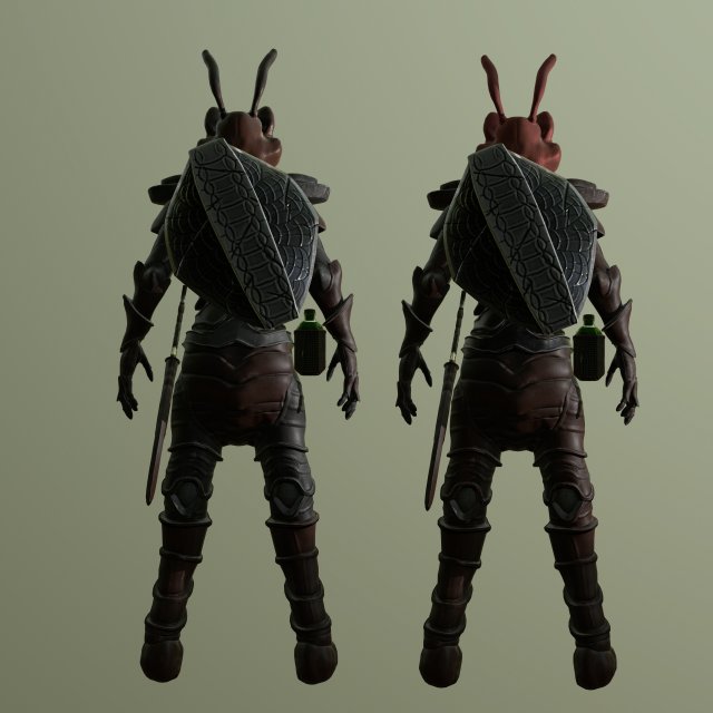 ant soldier 3D Model in Insects 3DExport