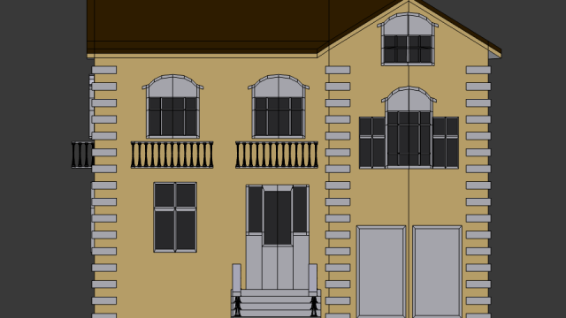 simple house 3D Model in Buildings 3DExport