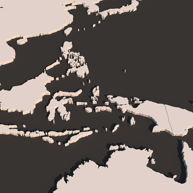 world map 3D Model in Other 3DExport