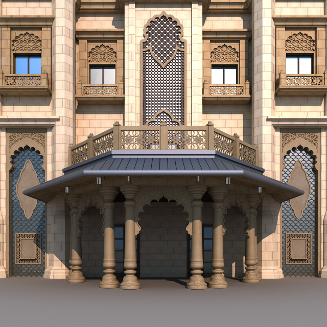 indian temple 3D Model in Buildings 3DExport