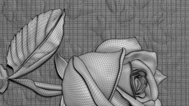 Panno Rose Relief 3D Model in Other 3DExport