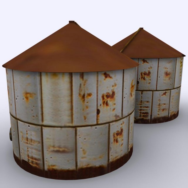 oil tanker 3D Model in Shipping Containers 3DExport