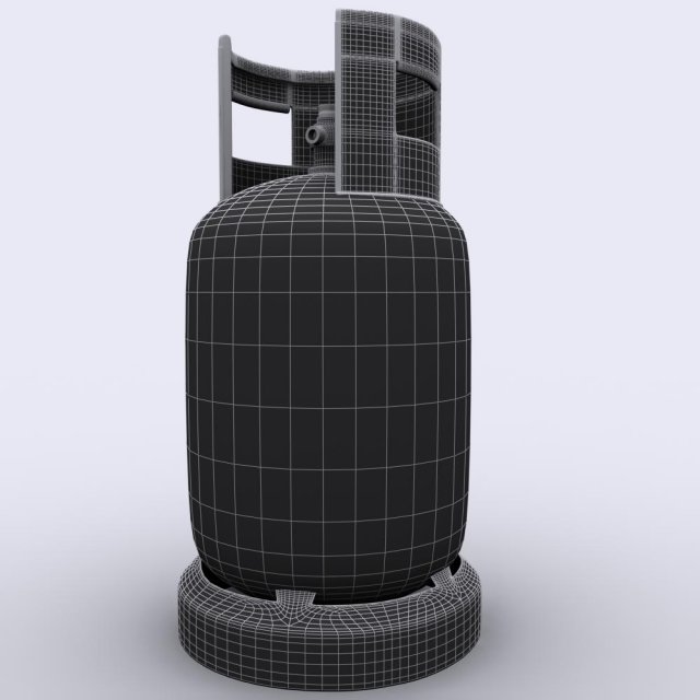 gas cylinder 3D Model in Tools 3DExport