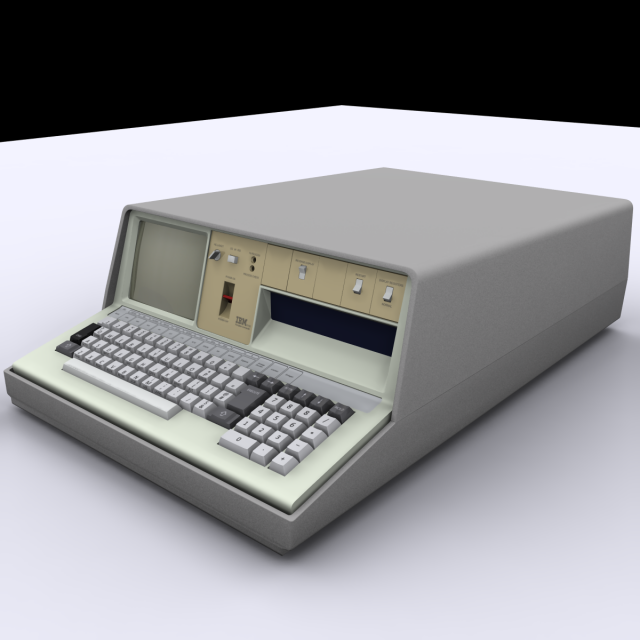 ibm 5100 portable computer 3D Model in Computer 3DExport