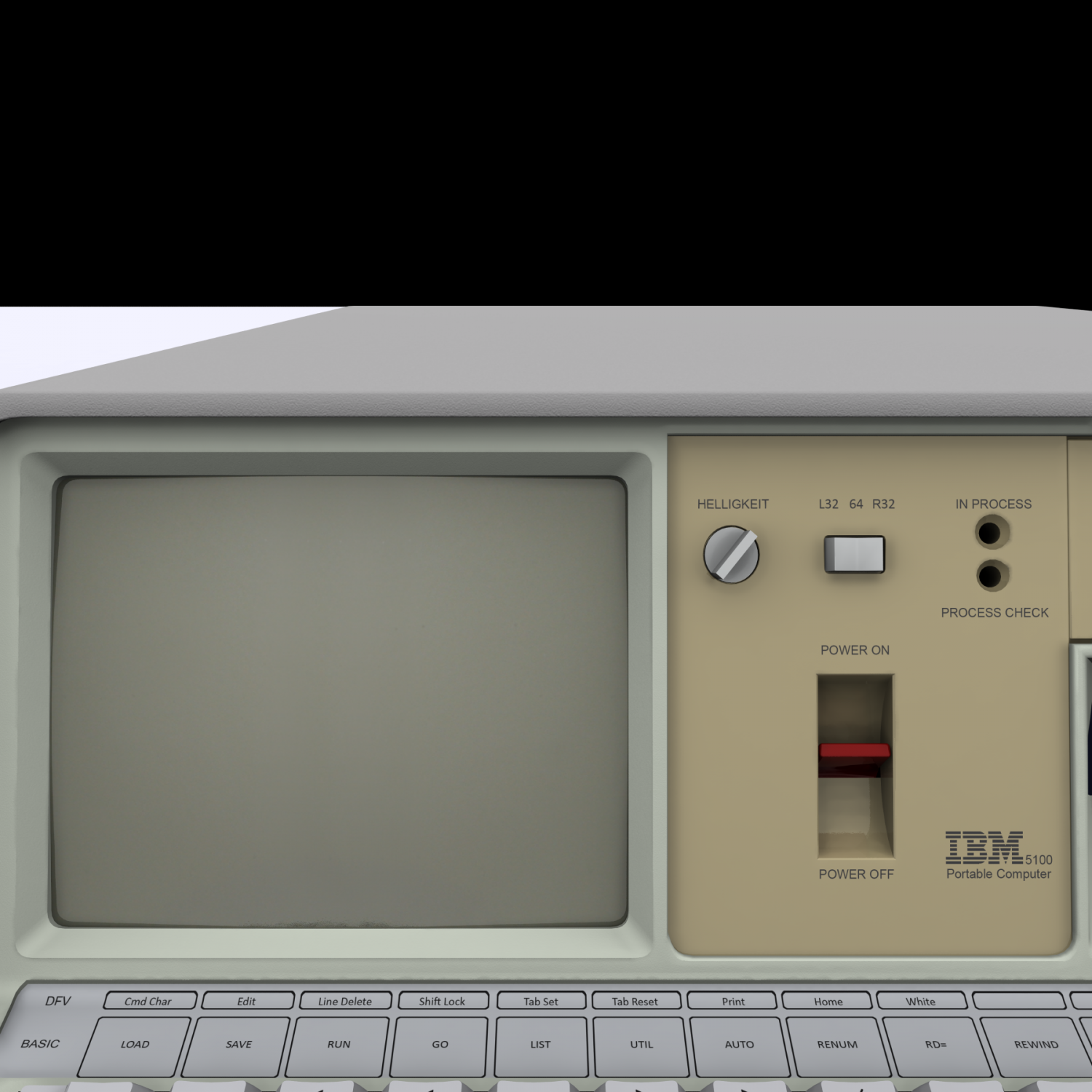 IBM 5100 Portable Computer 3D Model in Computer 3DExport
