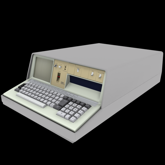 ibm 5100 portable computer 3D Model in Computer 3DExport