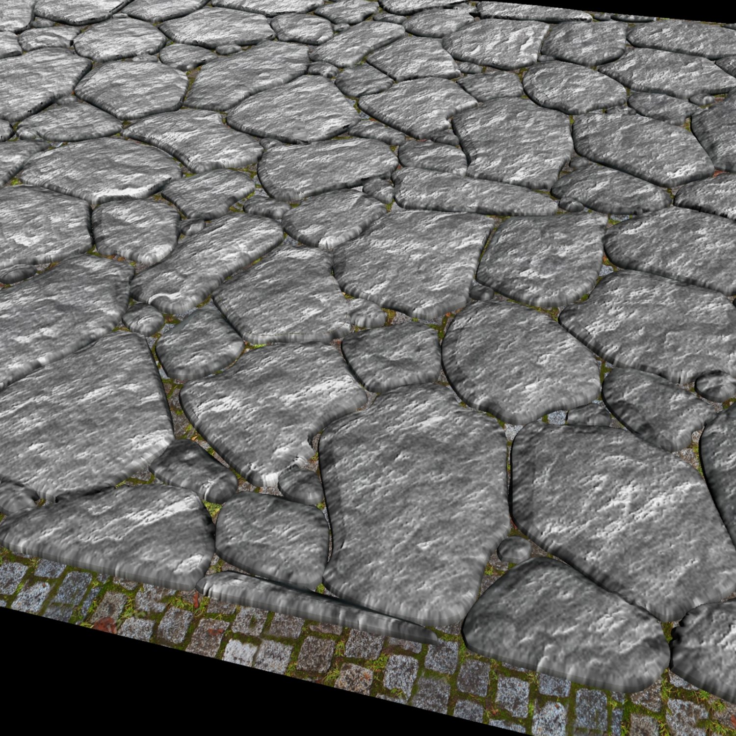 Paving 3D Model in Miscellaneous 3DExport
