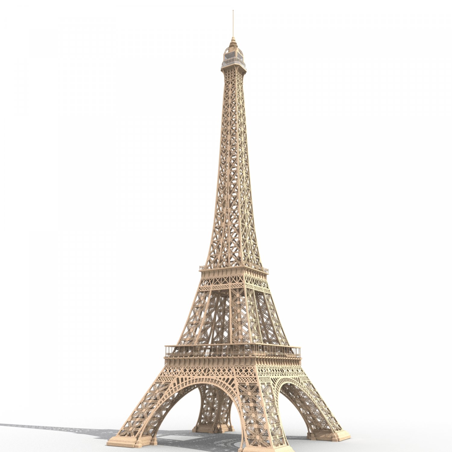 Low pricing Eiffel Tower 3D Model Vietvoices