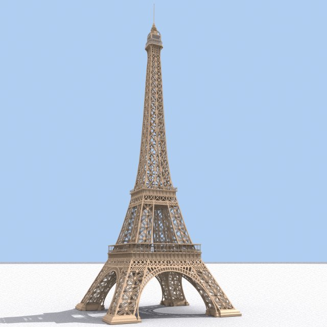 eiffel tower france 3D Model in Buildings 3DExport