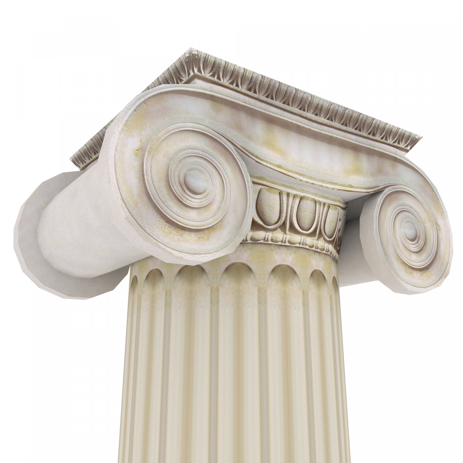 roman ionic piller low poly 3D Models in Decoration 3DExport