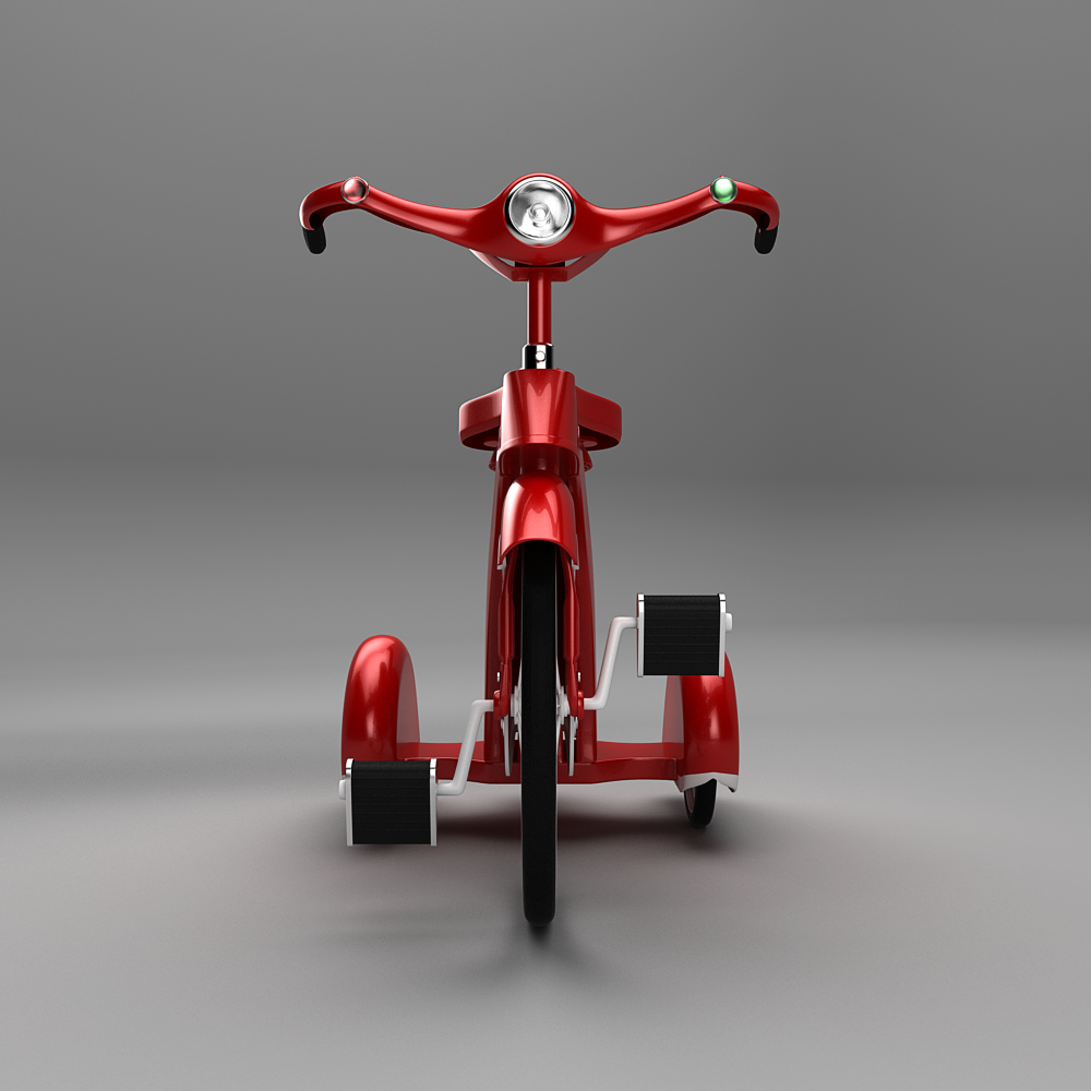 Tricycle Sky King 1936 3D Model in Bicycle 3DExport