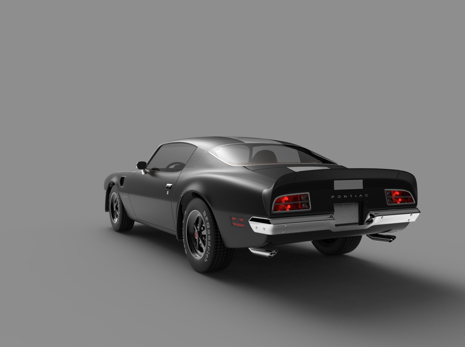 pontiac firebird trans am sd-455 3D Models in Old Cars 3DExport