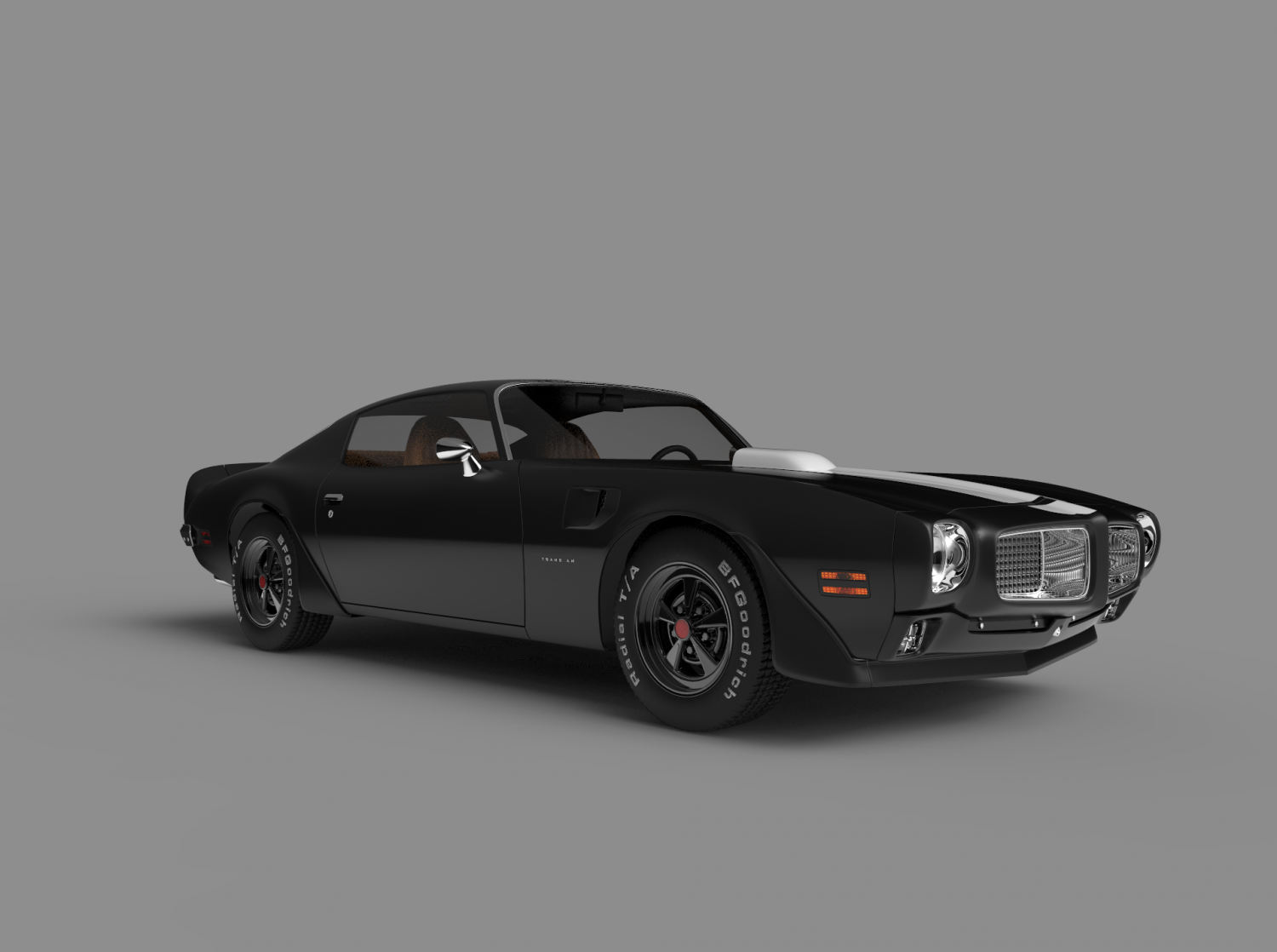 pontiac firebird trans am sd-455 3D Models in Old Cars 3DExport