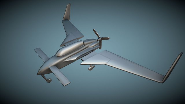 Rutan Model 61 Long-EZ - 3D Printable Model 3D Print Model in Vehicle ...