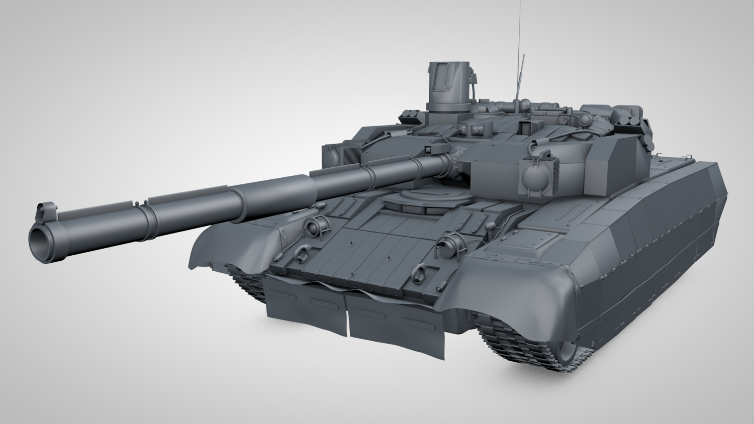 Tank Oplot-M Main Battle Tank Ukraine 3D Model in Tank 3DExport