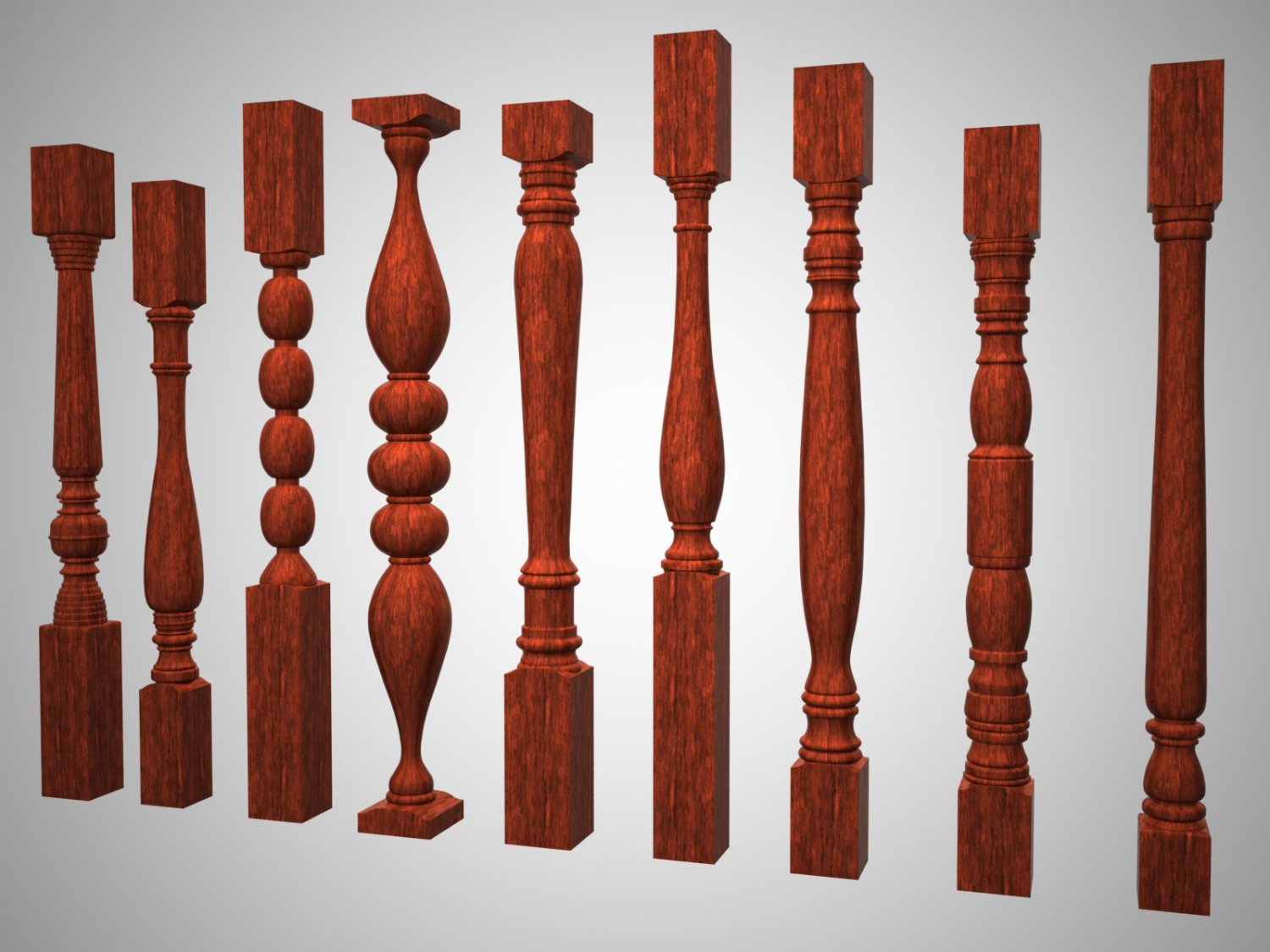 balusters 3D Model in Miscellaneous 3DExport