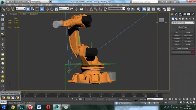 industrial robot 3D Model in Machines 3DExport