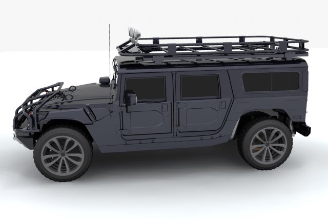 hummer h1 alpha concept 1 3D Model in Concept 3DExport