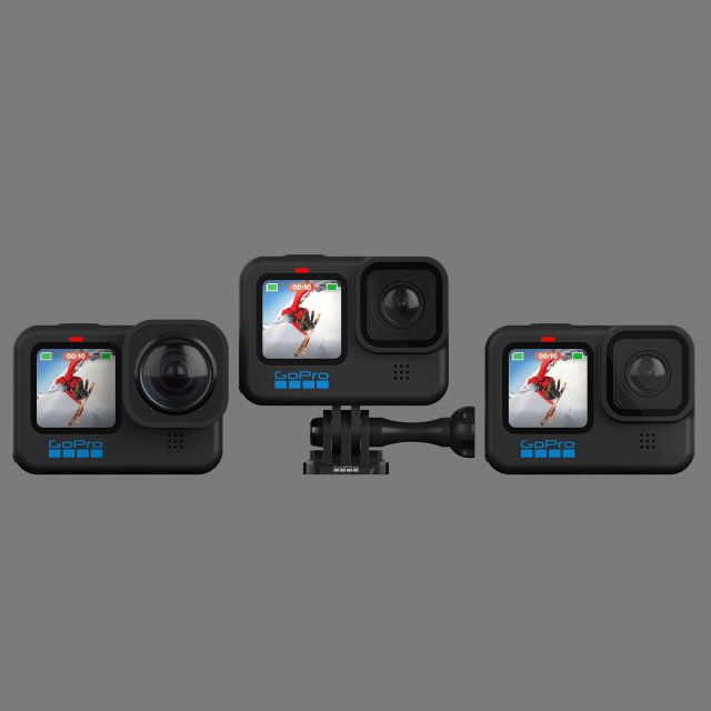 gopro hero 10 3D Model in Video 3DExport