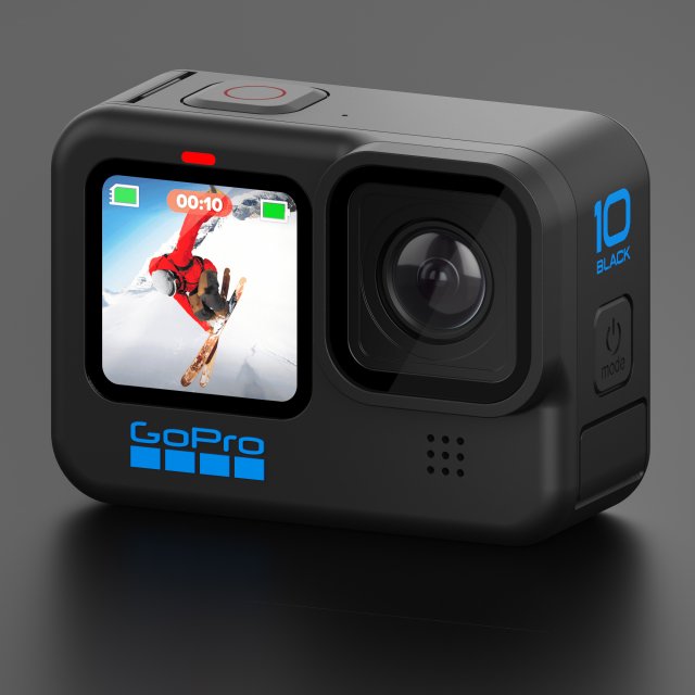 gopro hero 10 3D Model in Video 3DExport