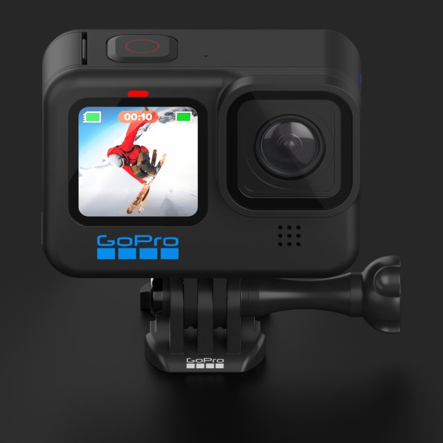 gopro hero 10 3D Model in Video 3DExport