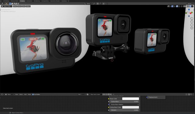 gopro hero 10 3D Model in Video 3DExport