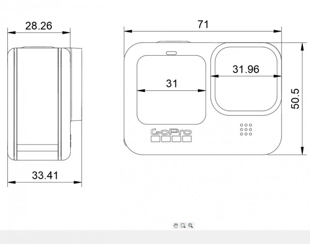 gopro hero 10 3D Model in Video 3DExport