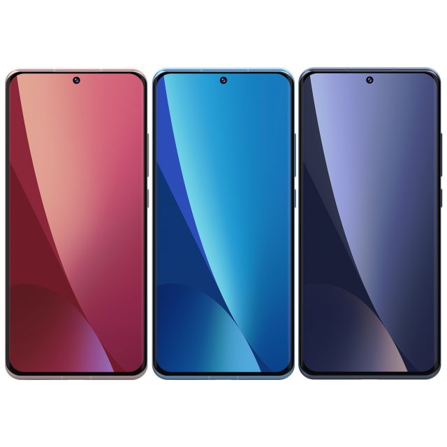 Xiaomi 12X 3D Model in Phone and Cell Phone 3DExport