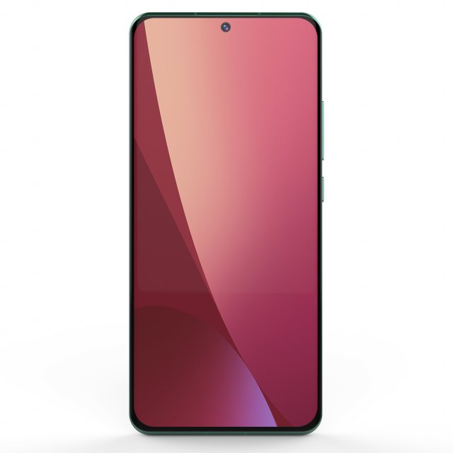 Xiaomi 12X 3D Model in Phone and Cell Phone 3DExport