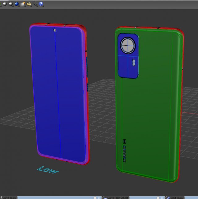 Xiaomi 12X 3D Model in Phone and Cell Phone 3DExport