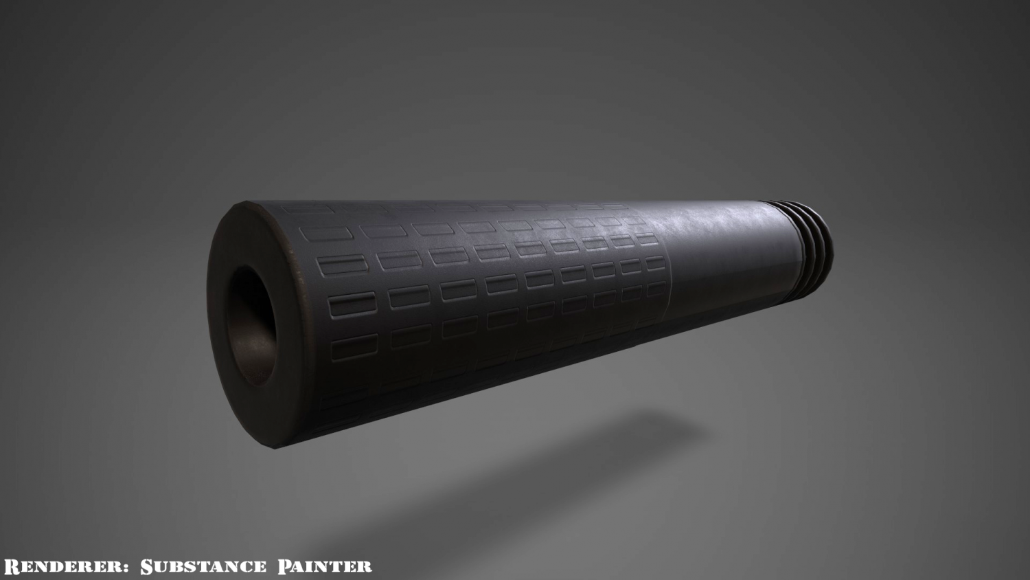 Suppressor - Silencer - Muzzle Break Combo PBR 4K Textures Unity Unreal ...