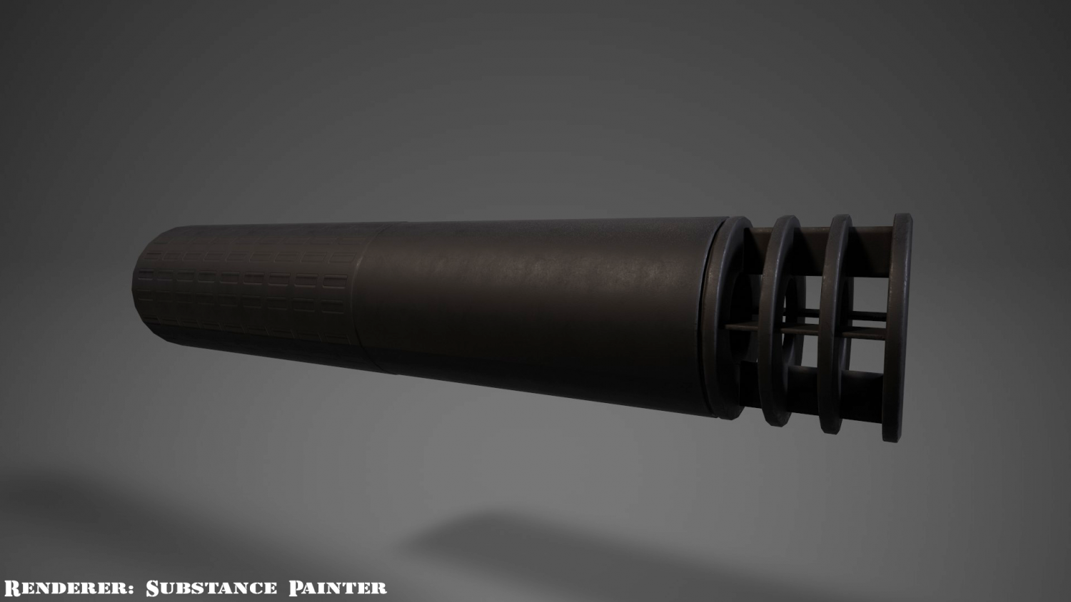 Suppressor - Silencer - Muzzle Break Combo PBR 4K Textures Unity Unreal ...